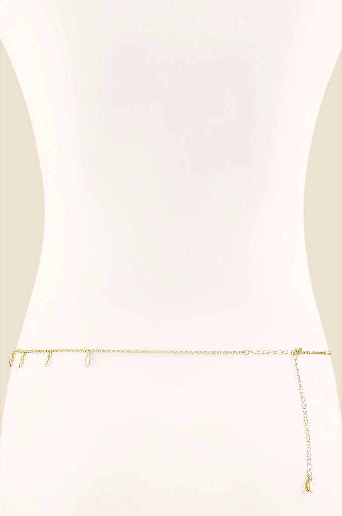 Crystal Droplet Thin Cha Body Chain | Beach Bunny Swimwear