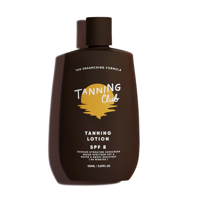 Tanning Lotion SPF 8 by Tanning Club – Beach Bunny Swimwear
