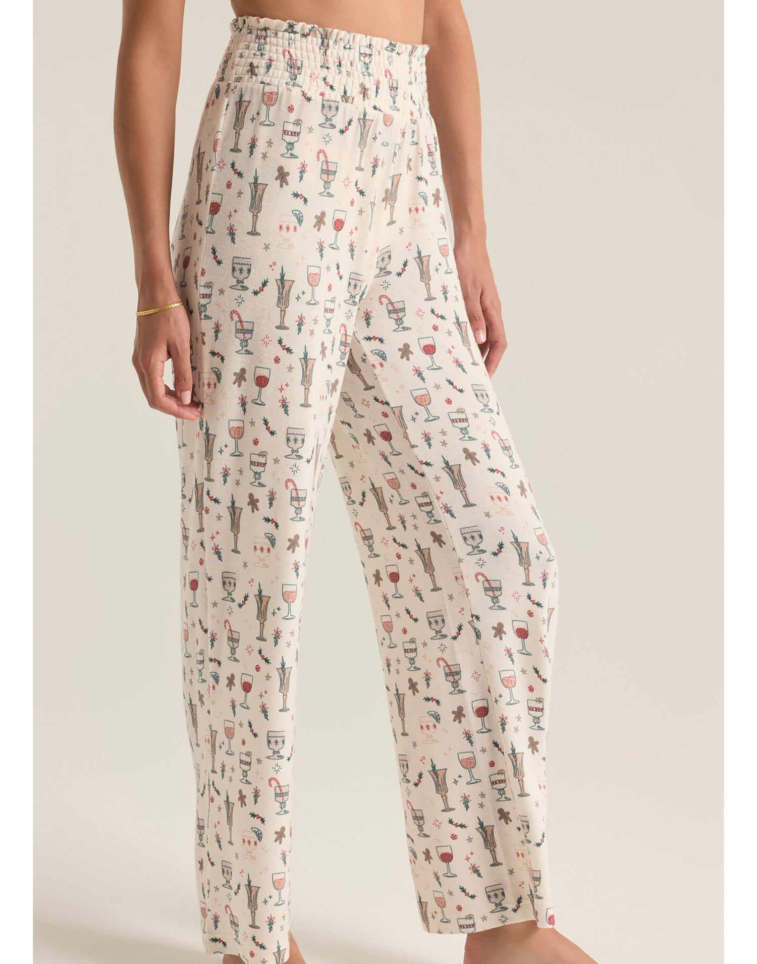 Dawn Holiday Spirits Pant by Z Supply - Sea Salt | Beach Bunny Swimwear