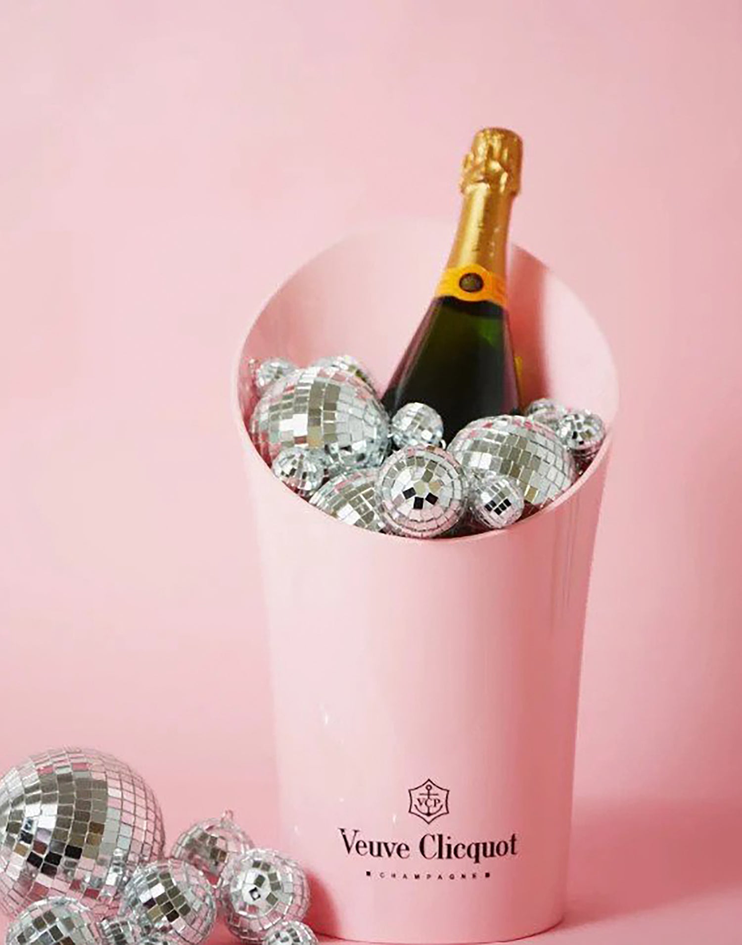 Pink Champagne Bottle